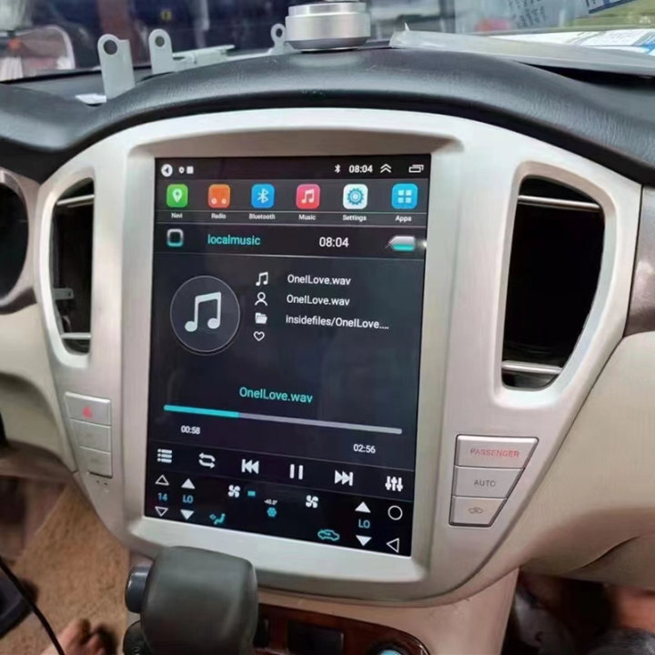 12.1" Tesla Style Android Car Stereo Radio Audio GPS Navigation Head ...