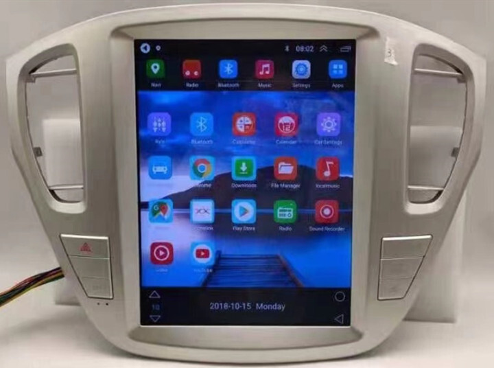 12.1" Tesla Style Android Car Stereo Radio Audio GPS Navigation Head ...