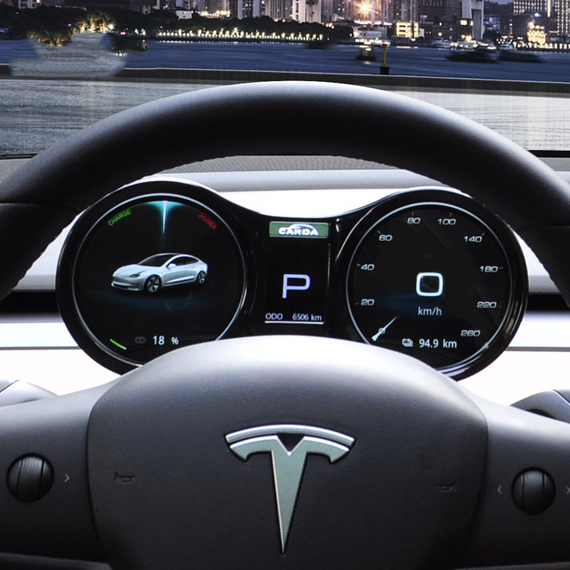 Car LCD Instrument Cluster Dashboard Replacement Infotainment Tesla ...