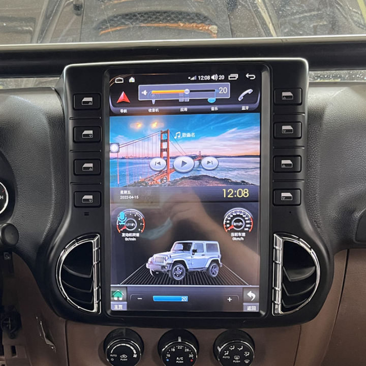 12.1" Tesla Style Android Car Stereo Radio Audio GPS Navigation Head ...