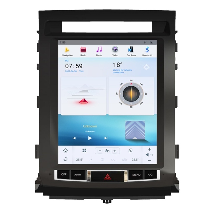 12.1" Tesla Screen Android Car Stereo Radio GPS Navigation Head Unit ...