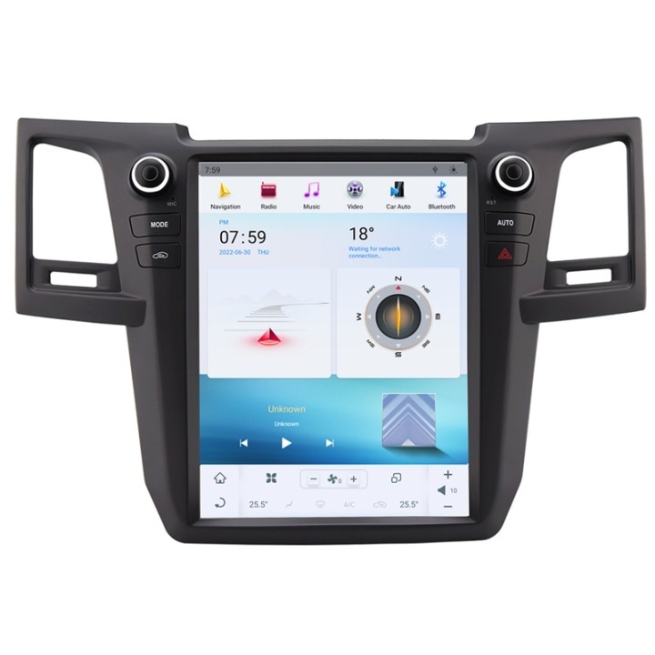 12.1" Tesla Style Screen Android Car Stereo Radio Audio GPS Navigation ...