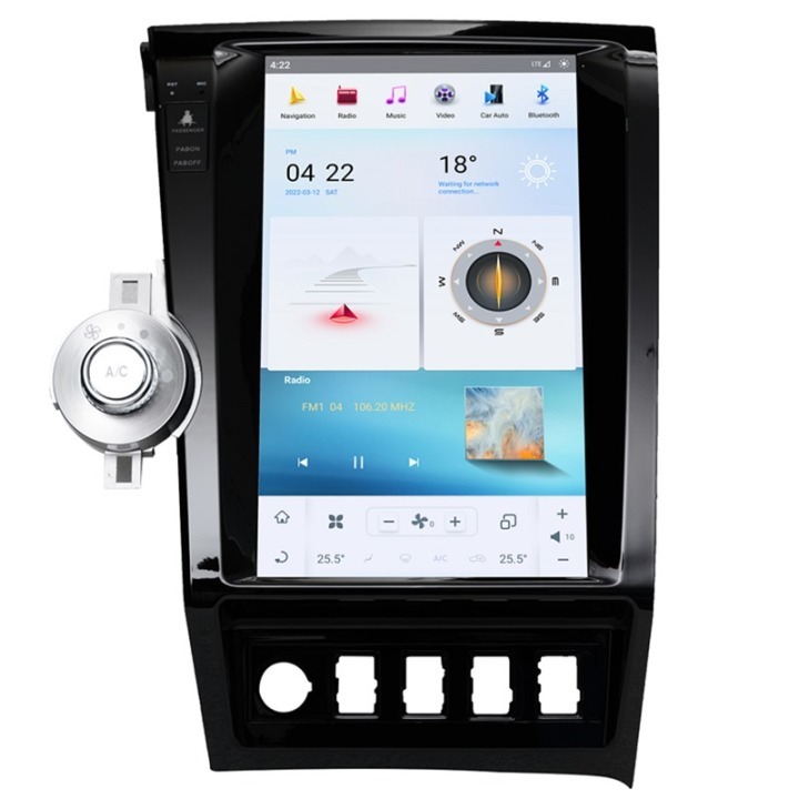 13.6" Tesla Screen Android Car Stereo Radio GPS Navigation Head Unit ...