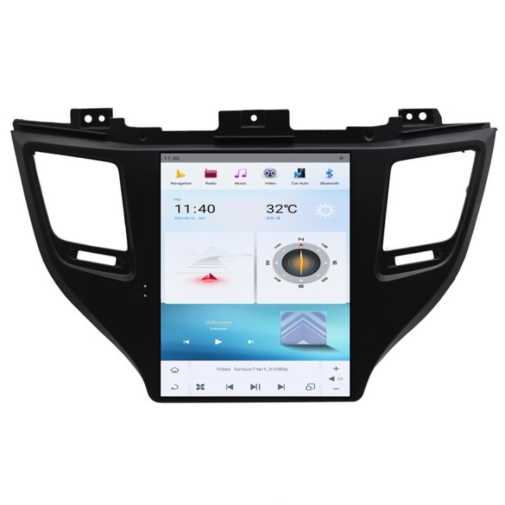 10.4" Tesla Style Screen Android Car Stereo Radio Audio GPS Navigation ...