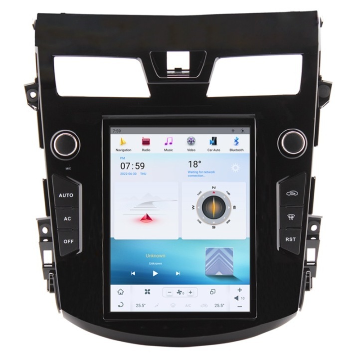 10.4" Tesla Style Screen Android Car Stereo Radio Audio GPS Navigation ...