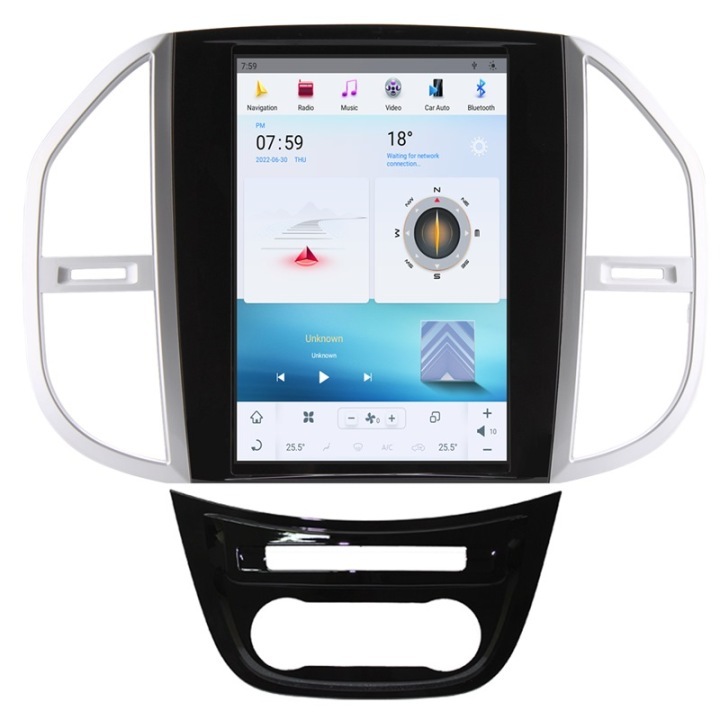 12.1" Tesla Style Screen Android Car Stereo Radio Audio GPS Navigation ...