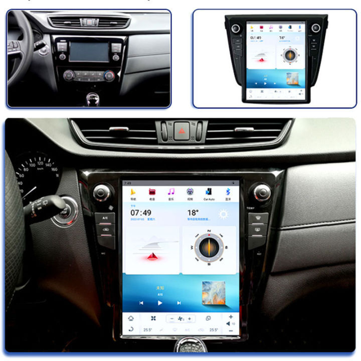 12.1" Tesla Style Screen Android Car Stereo Radio GPS Navigation Head ...