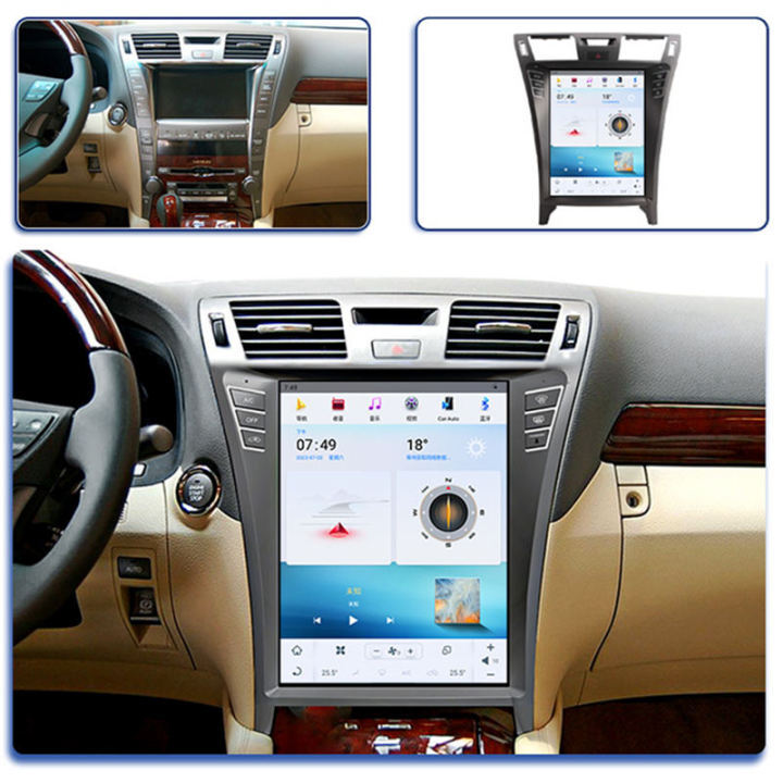 12.1" Tesla Style Screen Android Car Stereo Radio Audio GPS Navigation ...