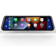 12" Smart Rear View Mirror DashCam Wireless Apple CarPlay Android Auto ...