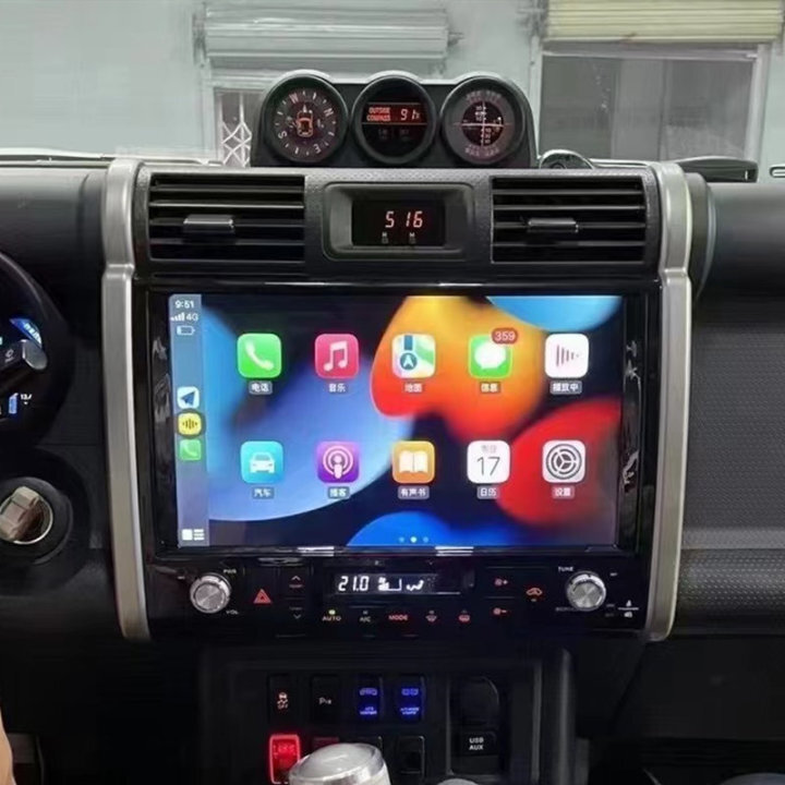 13.3" Android Screen Car Stereo Radio GPS Navigation Head Unit SatNav ...