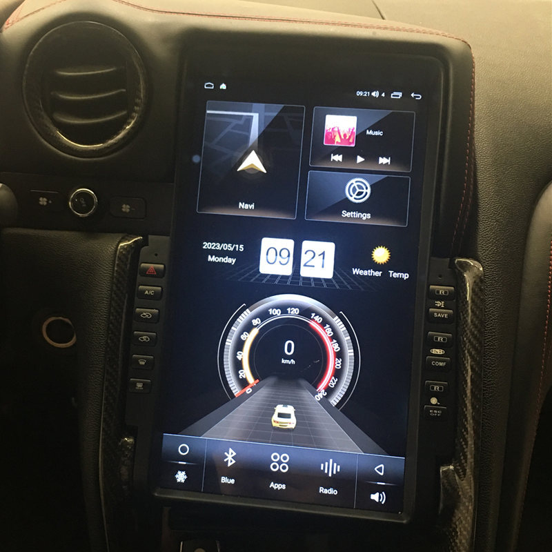 13.3" Tesla Screen Android Car Stereo Radio Audio GPS Navigation Head ...