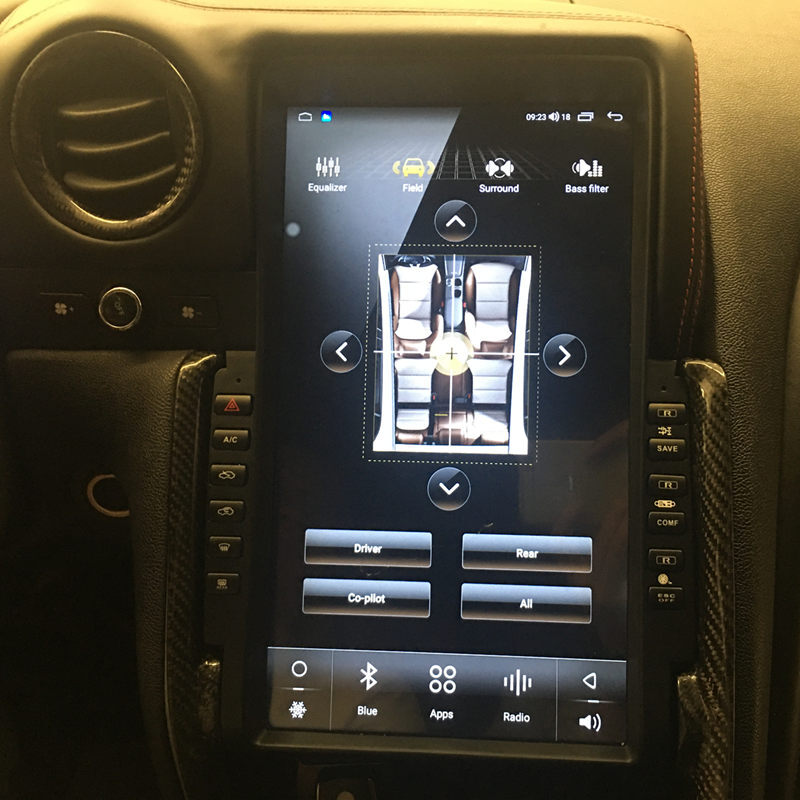 13.3" Tesla Screen Android Car Stereo Radio Audio GPS Navigation Head ...