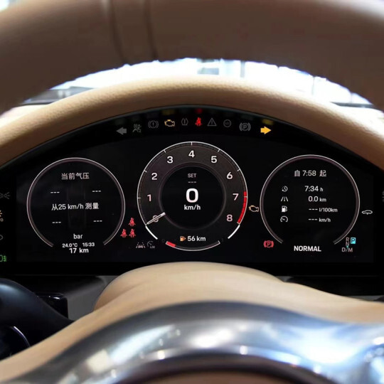 lcd instrument dashboard ac panel touch screen upgrade replacement