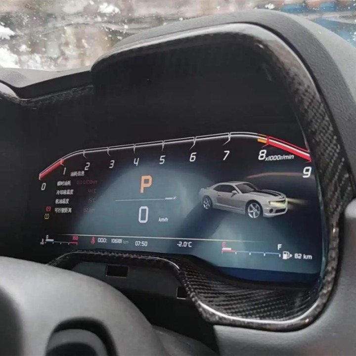 12.3" LCD Instrument Cluster Digital Dash Panel Dashboard Speedometer ...