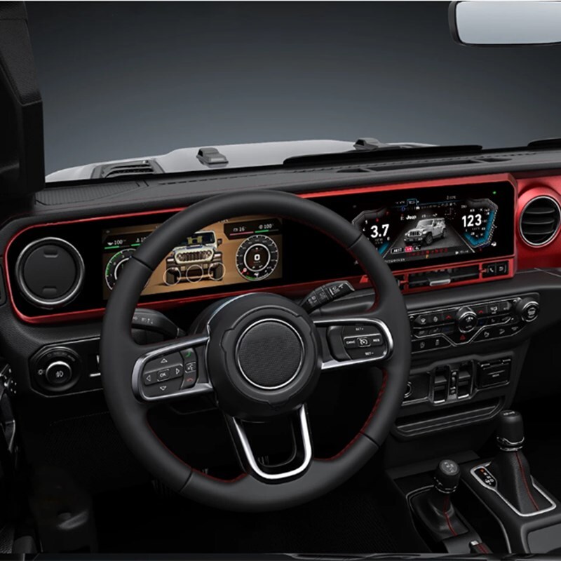 21.8" LCD Instrument Cluster Digital Dash Panel Dashboard Speedometer ...