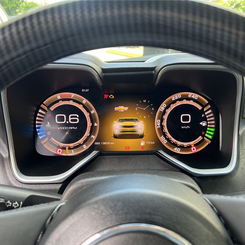 LCD Instrument Cluster Digital Dash Panel Speedometer Dashboard Upgrade ...