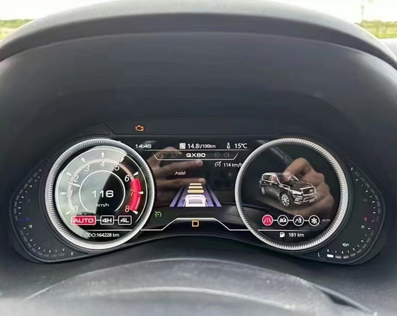 12.3" LCD Instrument Digital Cluster Dash Panel Speedometer Dashboard ...