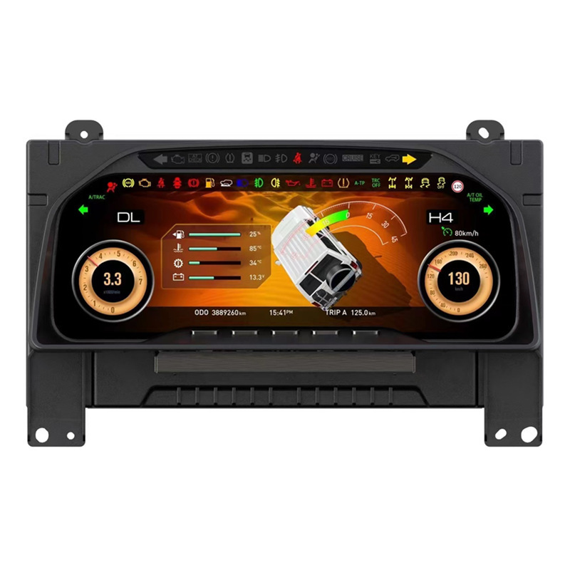 12.3" LCD Cluster Instrument Digital Dash Panel HUD Dashboard ...