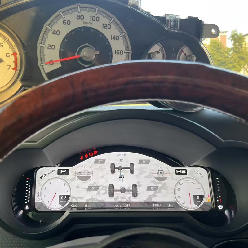 12.3" LCD Digital Dash Cluster Panel Dashboard Speedometer Upgrade ...