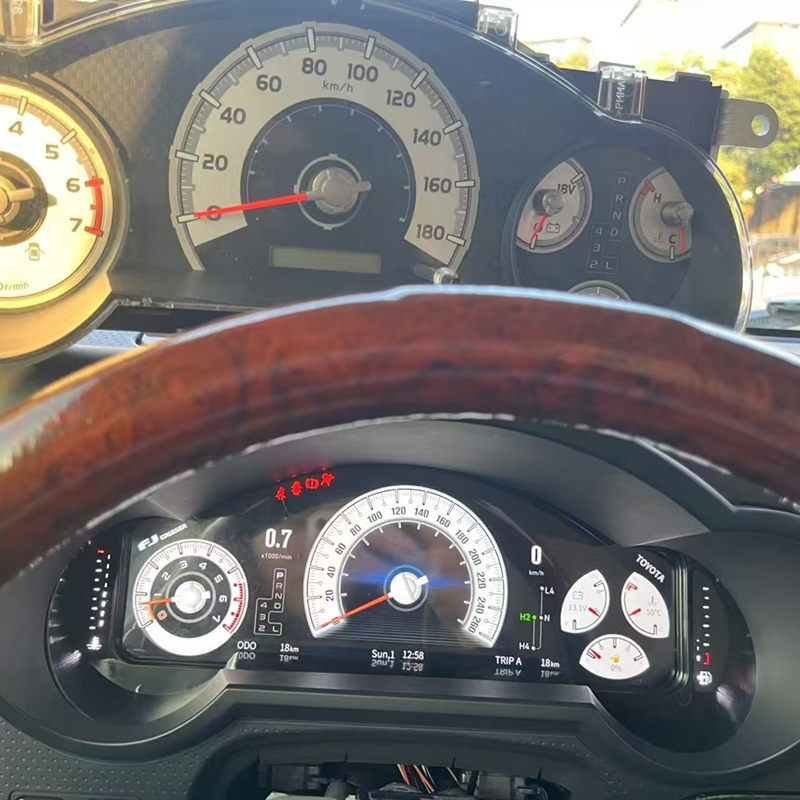 12.3" LCD Digital Dash Cluster Panel Dashboard Speedometer Upgrade ...