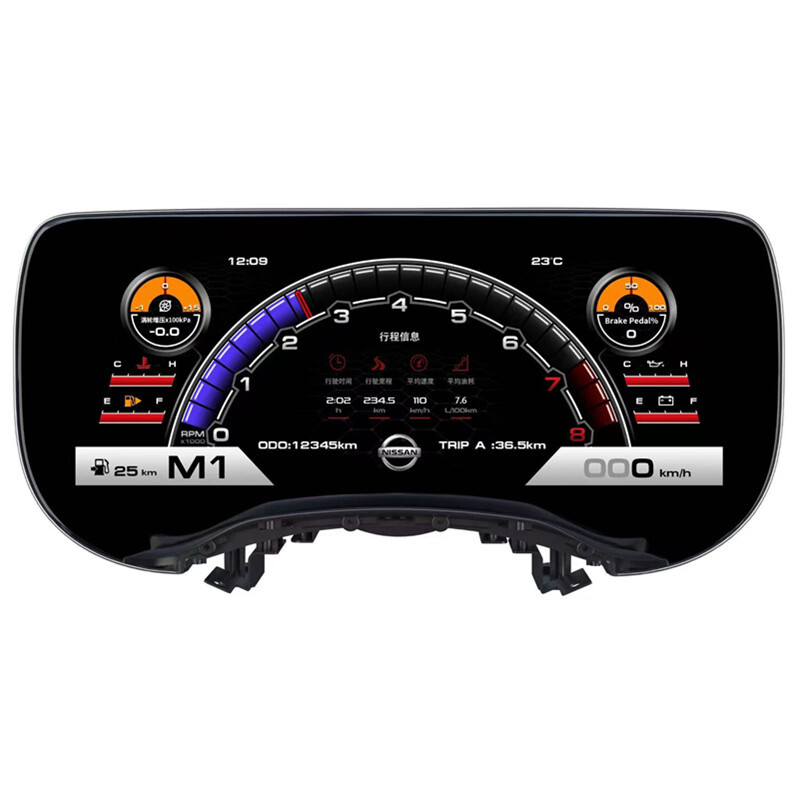 Digital Cluster LCD instrument Dash Panel Speedometer Dashboard Upgrade ...