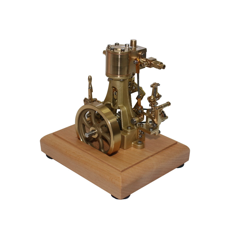Vertical Single-Cylinder Reciprocating Double-Acting Steam Engine Model ...
