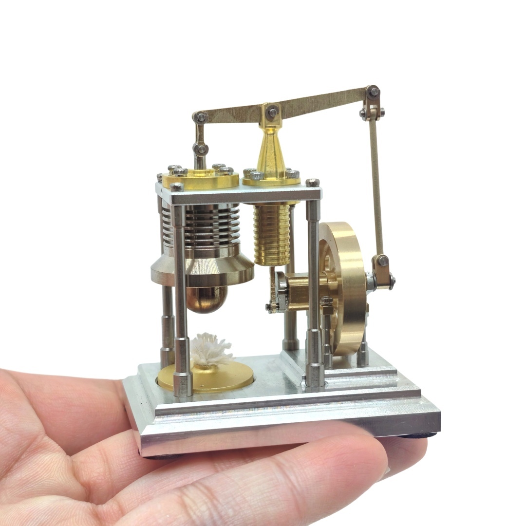 J06D World's Smallest Vertical Stirling Engine Model