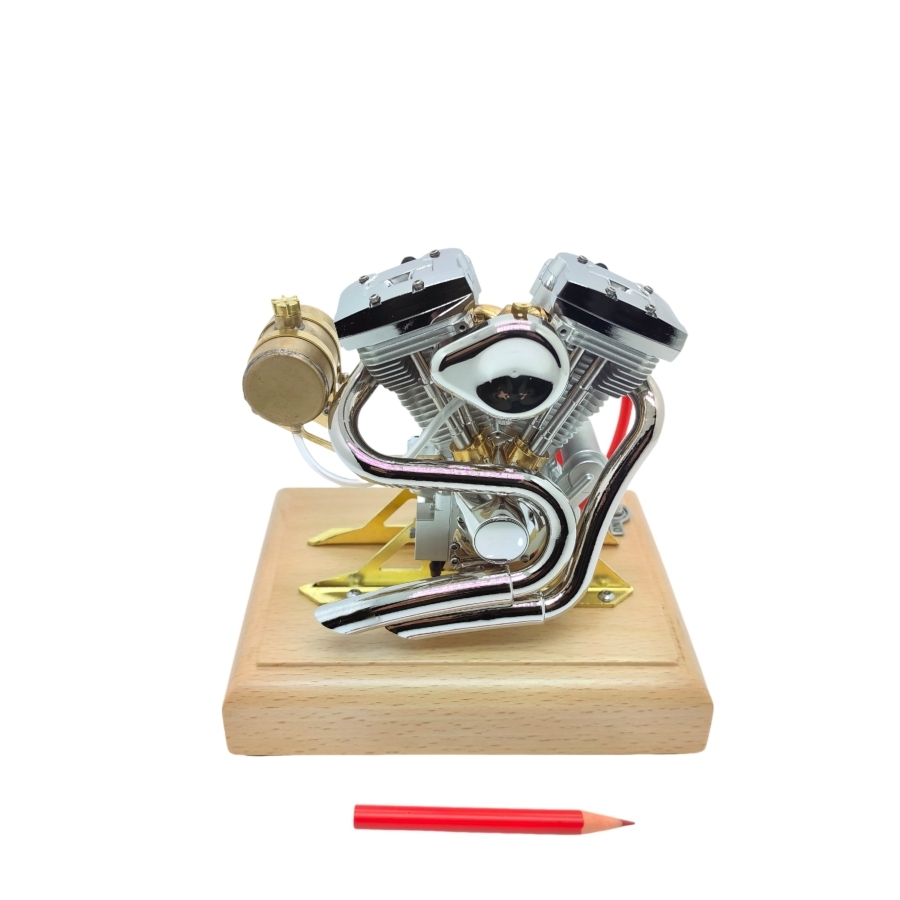 OKMO R34 OHV V-Twin Four-Stroke Gasoline Engine Mini Retro Motorcycle ...