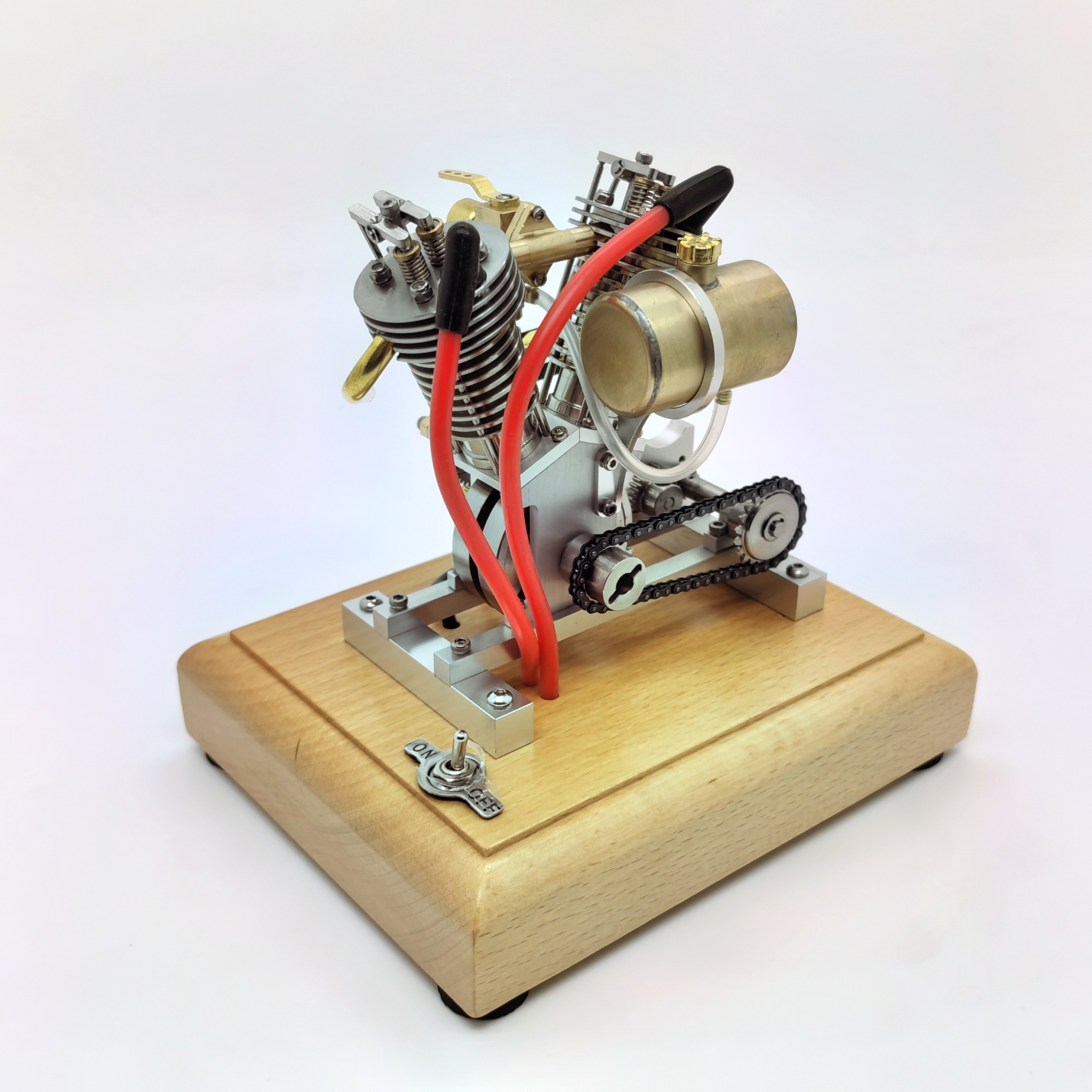 H08 Hoglet V2 Engine 4.2CC OHV V-Twin Four-Stroke Gasoline Engine Mini ...