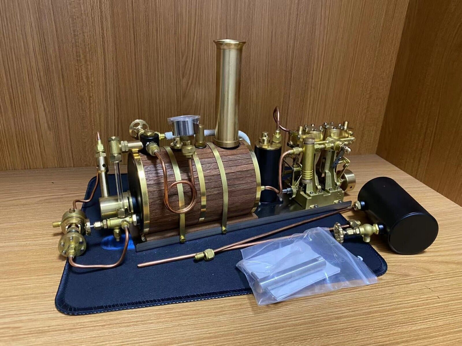 Two-cylinder steam engine Live Steam with Steam Boiler With P5 Two ...