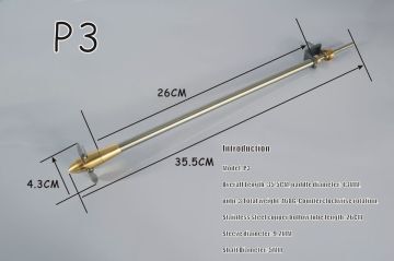 Microcosm P3 variable pitch propeller for steam boat