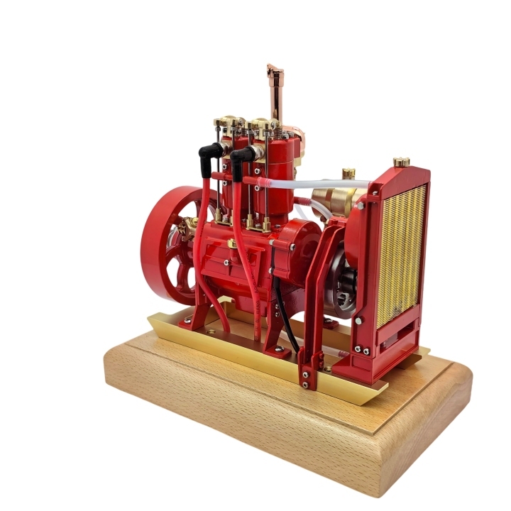 H74 2-cylinder 4 Stroke Water Cooled Gasoline Engine ICE Model Internal ...