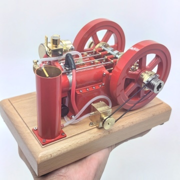 H76 Horizontal Vintage Stationary Engine Twin-cylinder OHV Dual ...