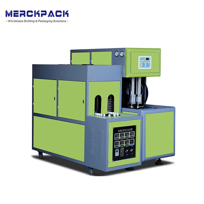 Semi auto bottle blowing making machine