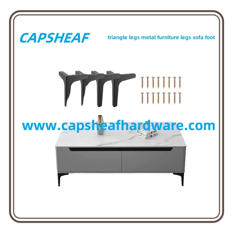 Black Diamond Sofa Legs Triangle Legs