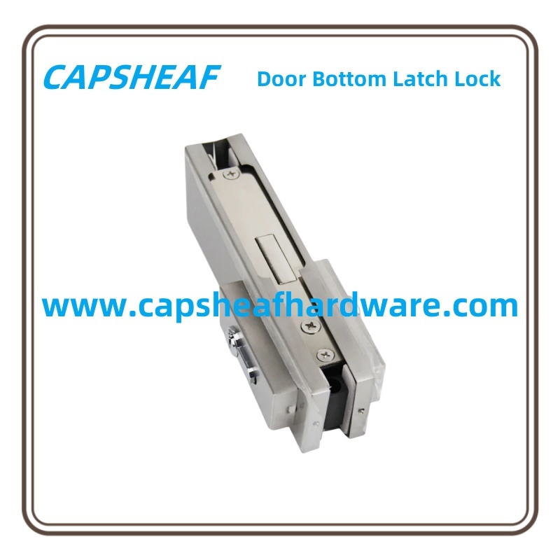 Stainless Steel Glass Door Bottom Latch Lock