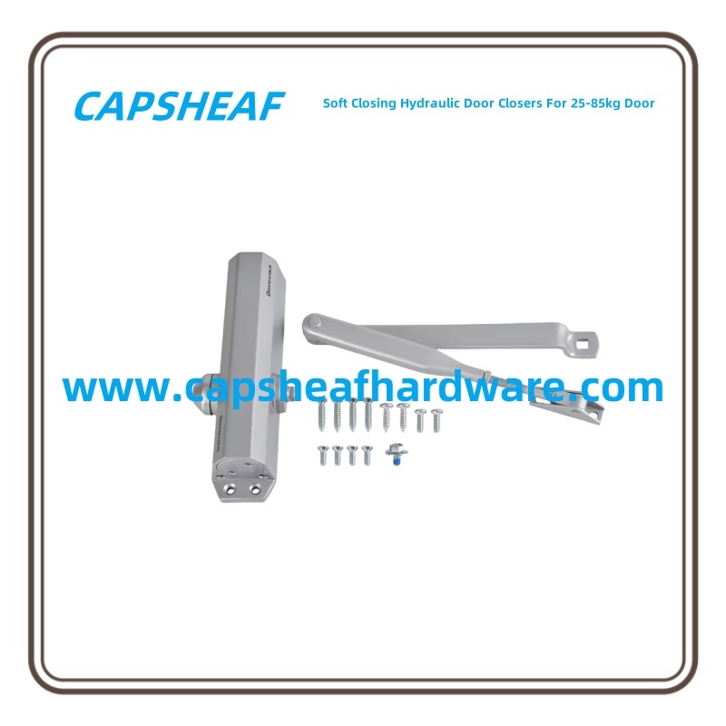 Soft Closing Hydraulic Door Closers For 25-85kg Door
