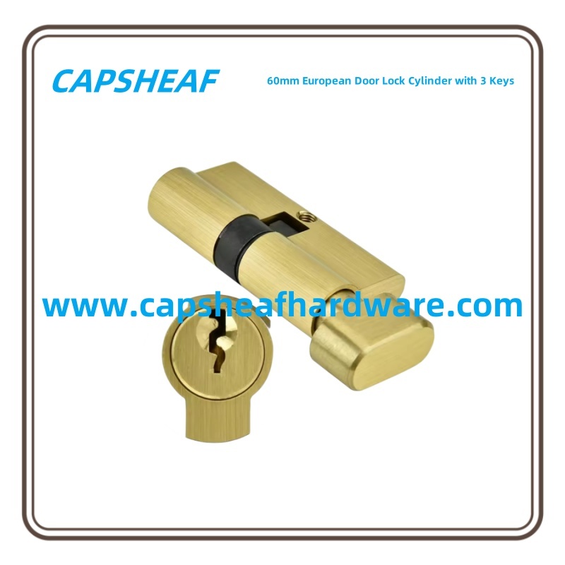 European Door Lock Cylinder With 3 Keys