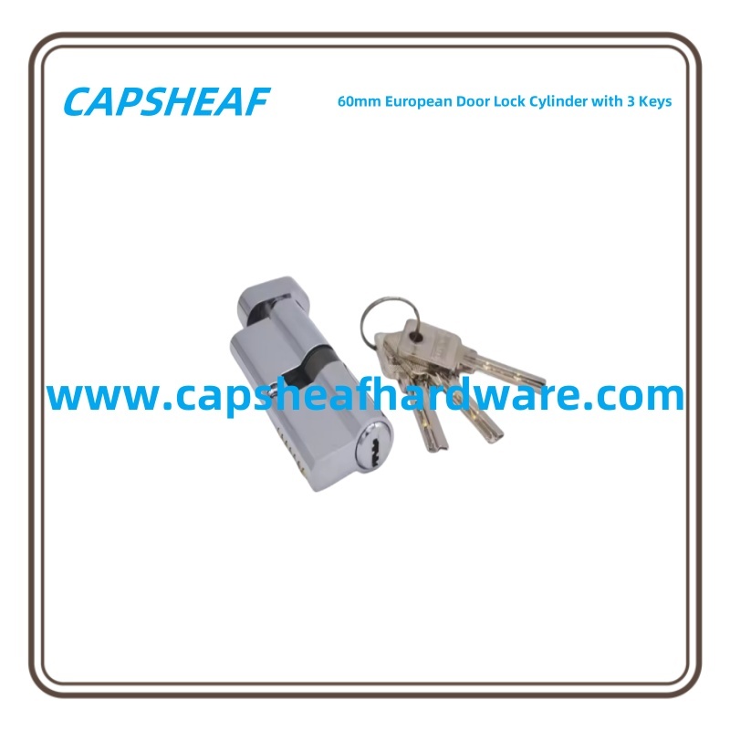 European Door Lock Cylinder With 3 Keys