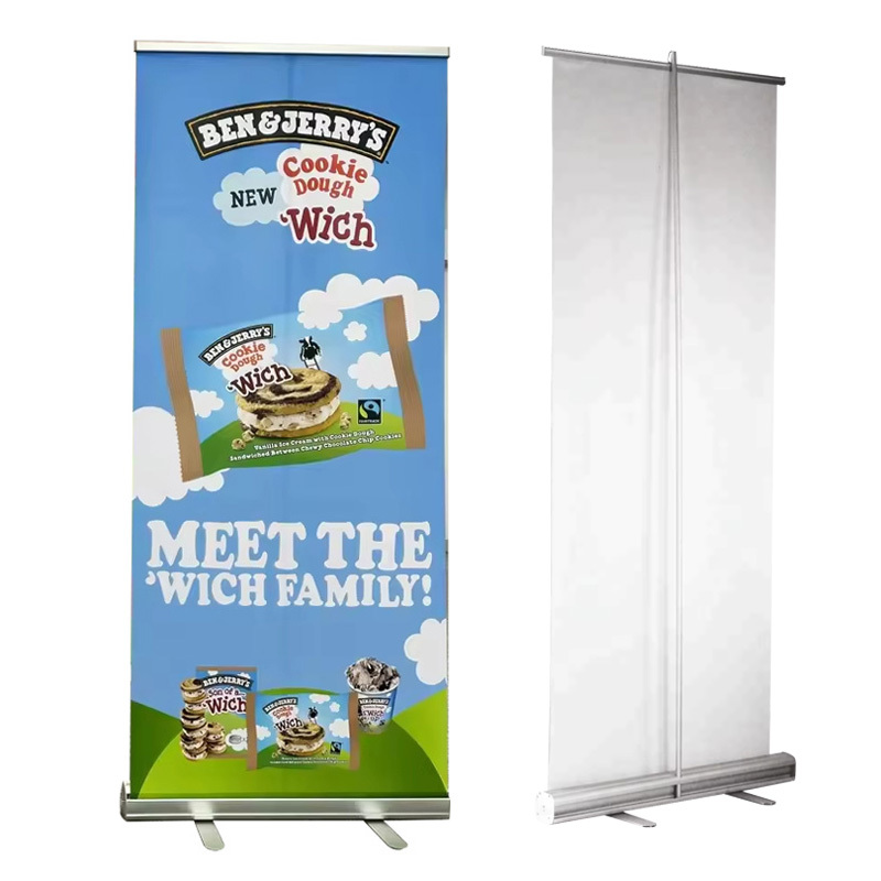 Trade Show Retractable Banner aluminum alloy roll up banner stand