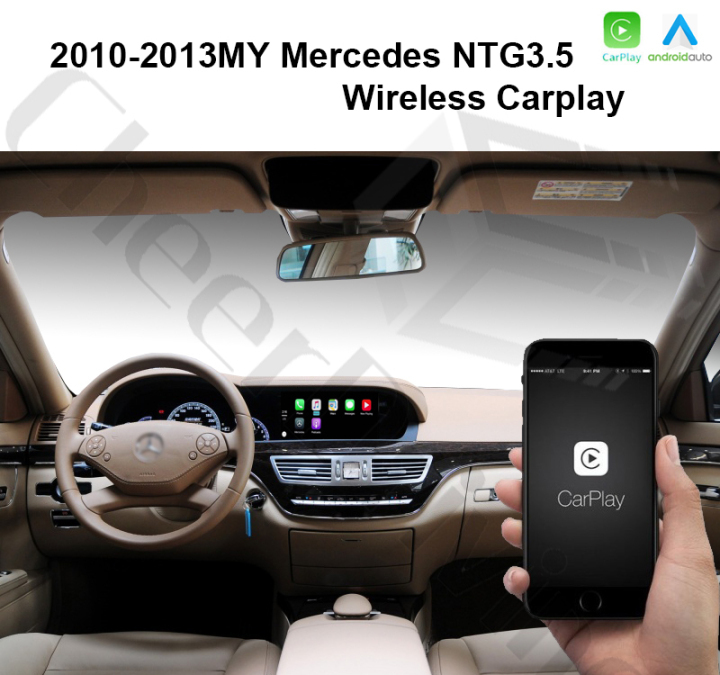 New Apple CarPlay Upgrade Android Auto Mod for Mercedes S Class W221 NTG3.5