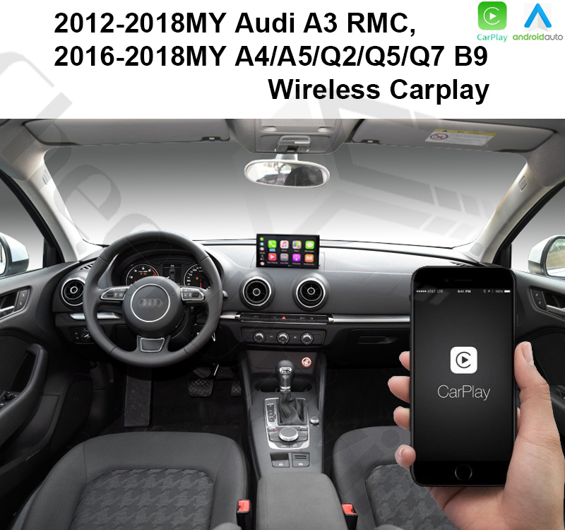 New Apple CarPlay Upgrade Android Auto Mod for Audi A3 RMC Q7 B9