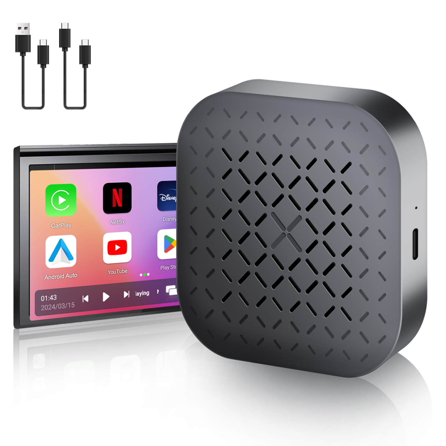 Carlinkit tbox basic, carplay ai box android 11, car youtube on apple ...