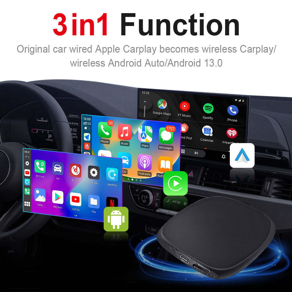 Android 13 CarPlay Ai Box, Qualcomm 6225 8-Core, High Performance ...