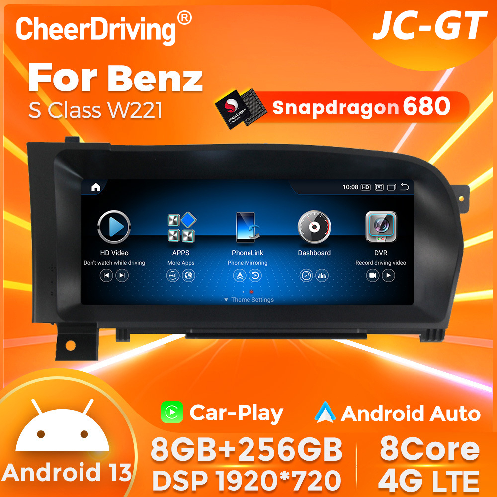 New Apple CarPlay Upgrade Android Auto Mod for Mercedes S Class W221 NTG3.5