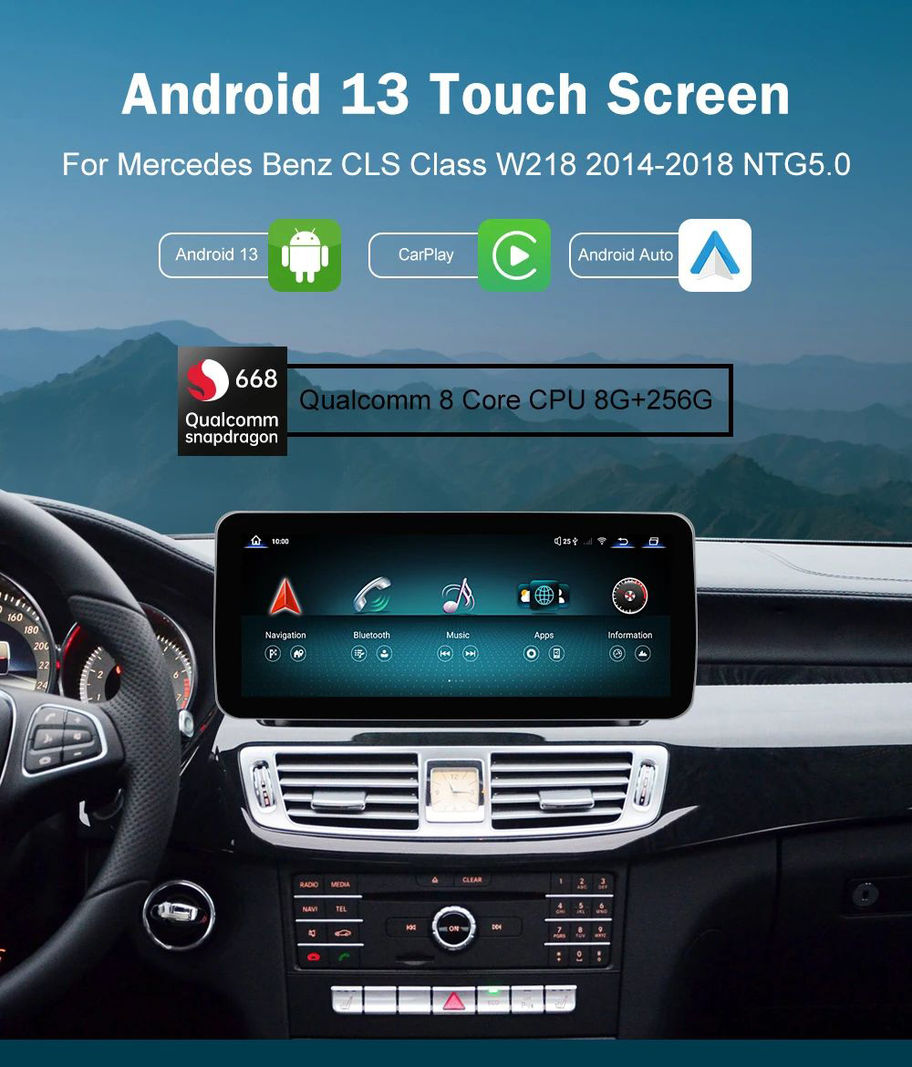Android Car Stereo with CarPlay, Car Screen Android 13.0 System ...