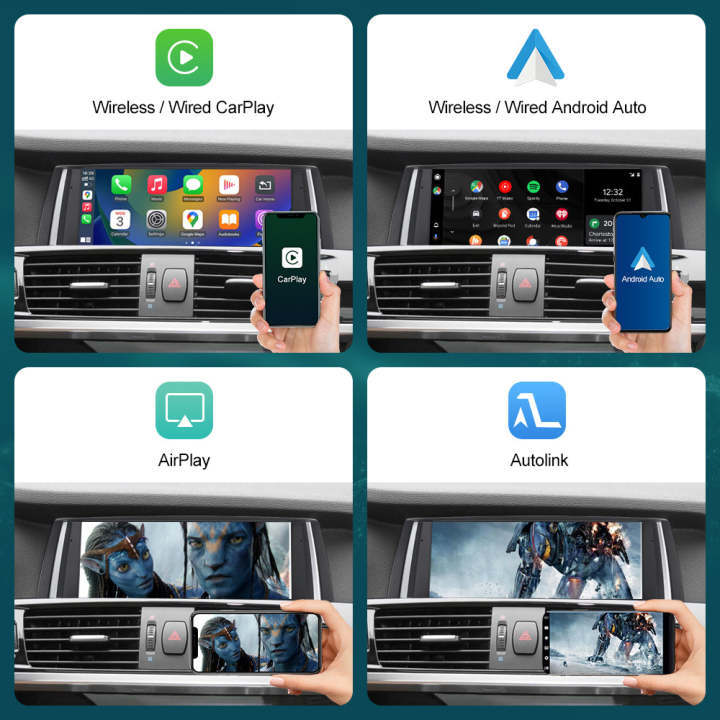 Linux HD Large CarPlay Screen Upgrade for BMW X3 X4 F25 F26