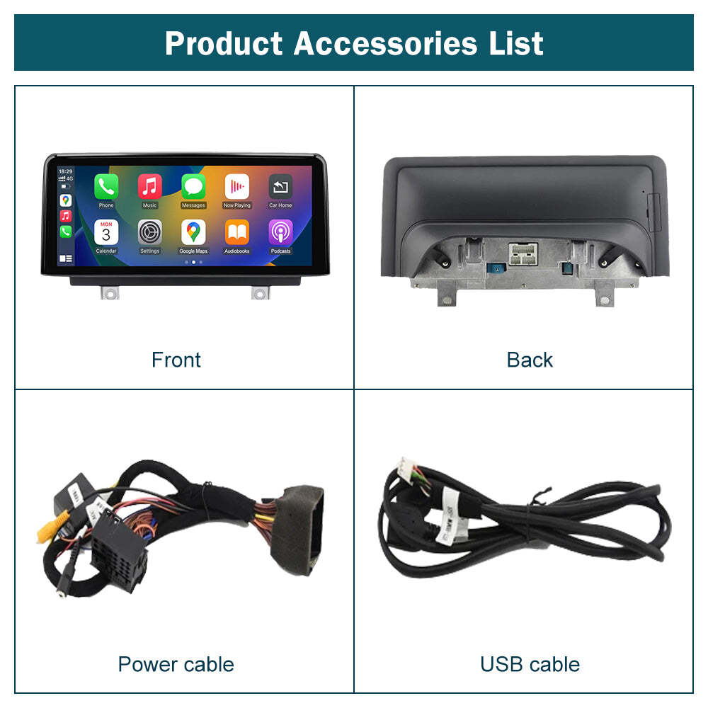 Linux HD Large CarPlay Screen Upgrade for BMW 1/2 Series E87 F20 F21 F45