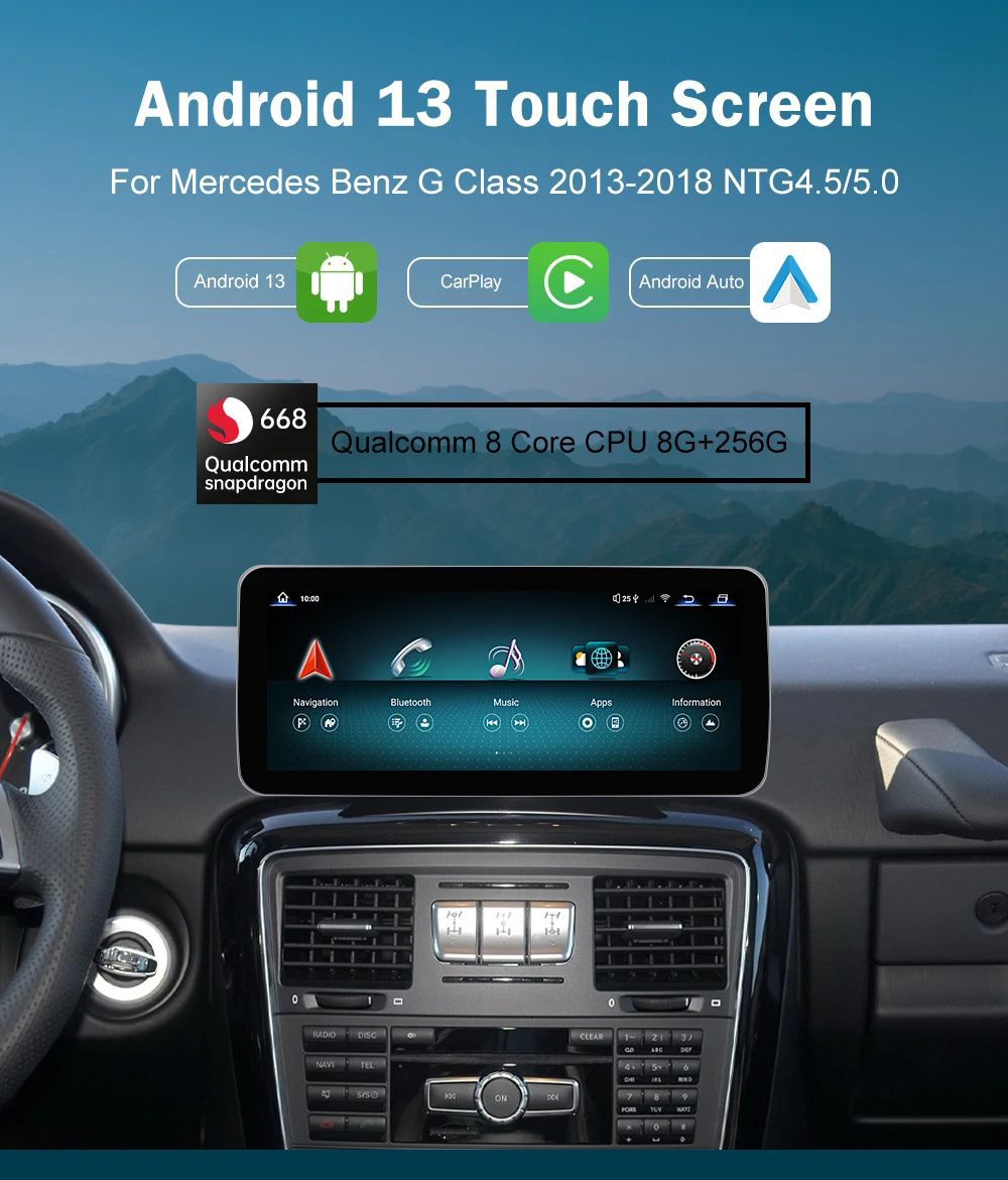Car android screen, android touch screen car stereo, android carplay screen