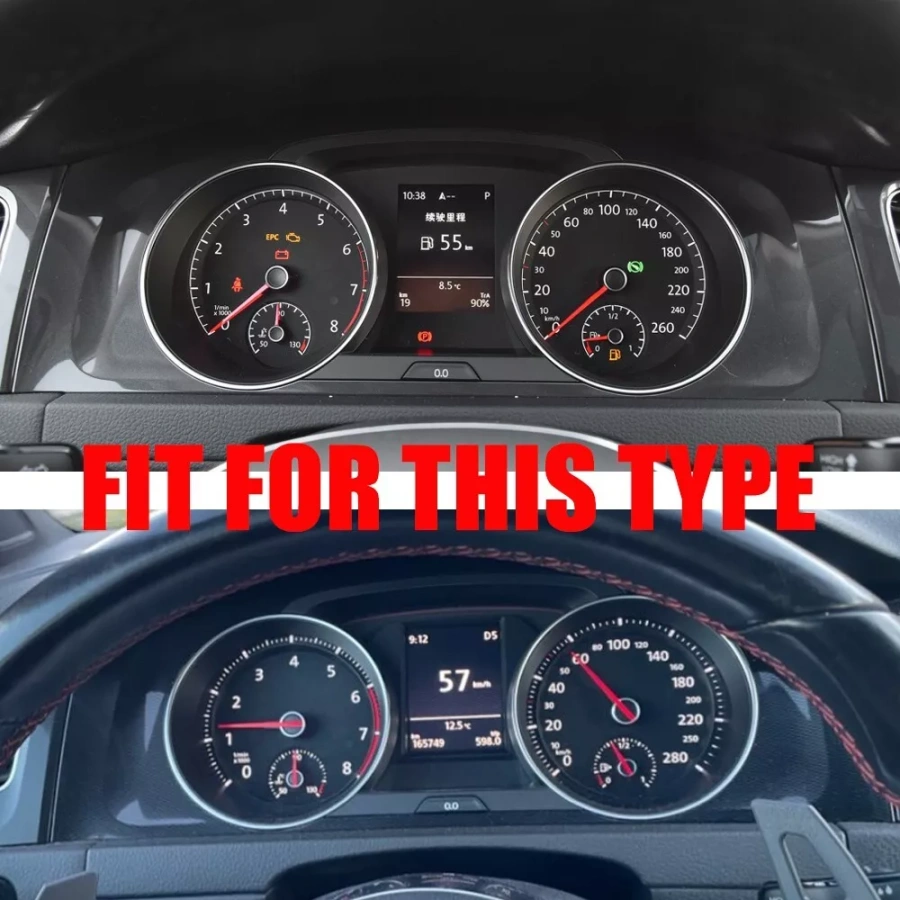 12.3” LCD Digital Dashboard, Digital Cluster, Virtual Cockpit for VW MQB B8